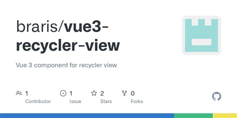 GitHub Braris Vue3 Recycler View Vue 3 Component For Recycler View