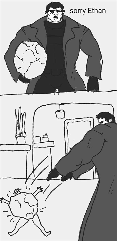 Chris Redfield Punching A Boulder Image Gallery List View List View Know Your Meme