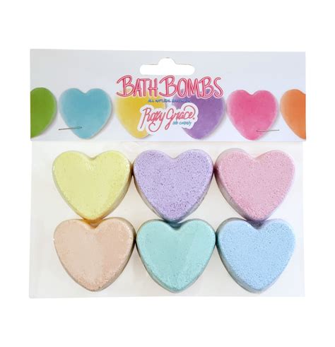 Heart Bath Bomb 6 Pack Roxy Grace