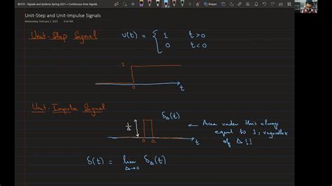 ee310 spring21 lecture 6 unit step unit impulse and systems