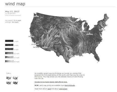 Wind Map Wind Map Nature Inspiration Cartography