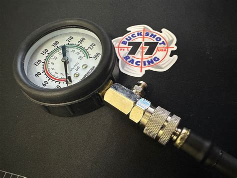 Outboard Compression Tester Gauge Buckshot Racing 77