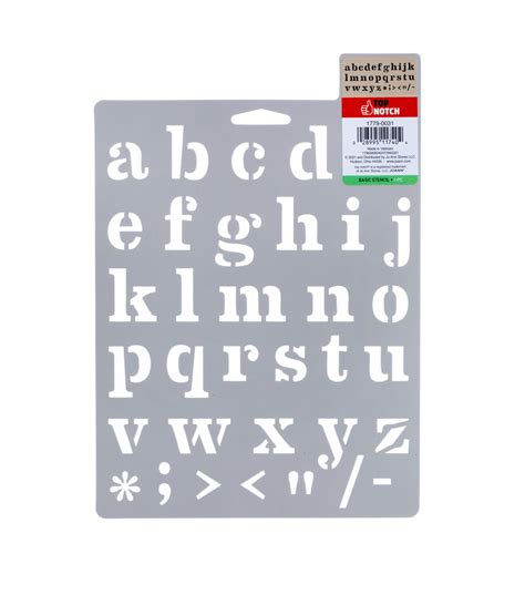 Alvin Lettering Stencil Set Artofit
