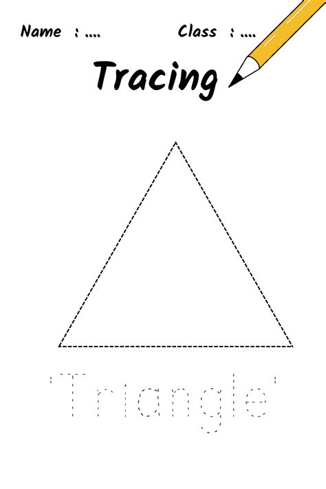 Best 13 Free Triangle Tracing Worksheet Artofit