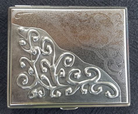 Cigarette Case Fancy Pattern Natures Canvas