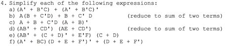 Solved Simplify Each Of The Following Expressions B A Chegg