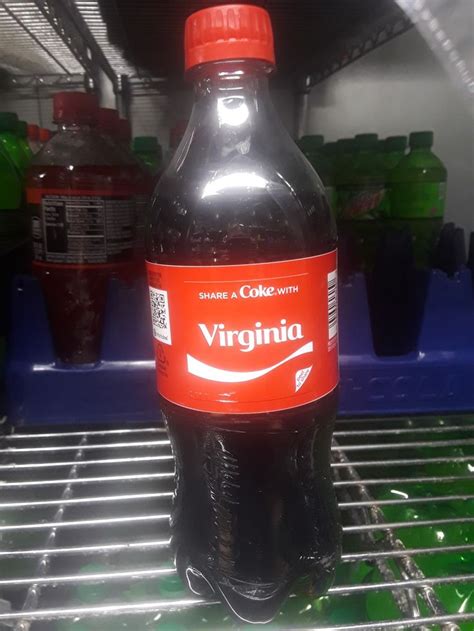 Vintage Coca Cola Bottle On Display