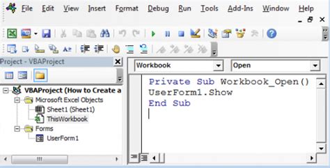 How To Create An Excel Splash Screen