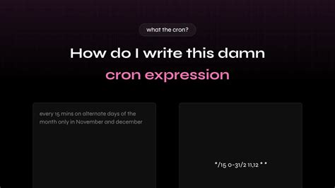 Text To Cron