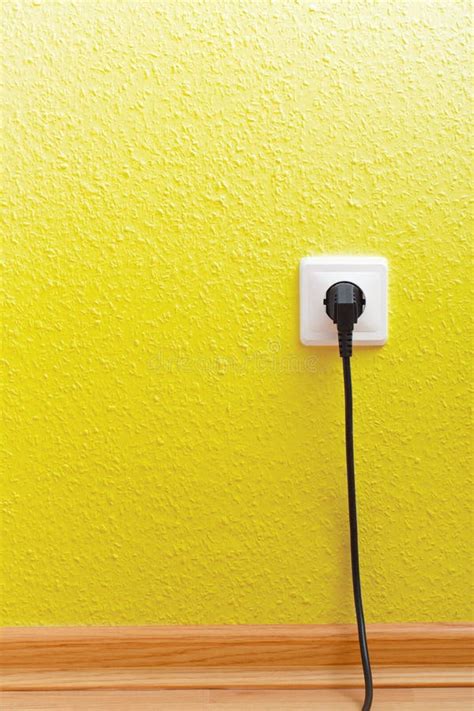 Single Electric Socket With Plug Stock Image Image Of Equipment Electrical 50678995