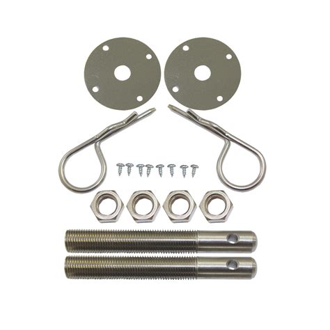 7701 Hood Pin Kit With Flip Over Clips 12″ Dia Chrome Steel Specialty Products Company