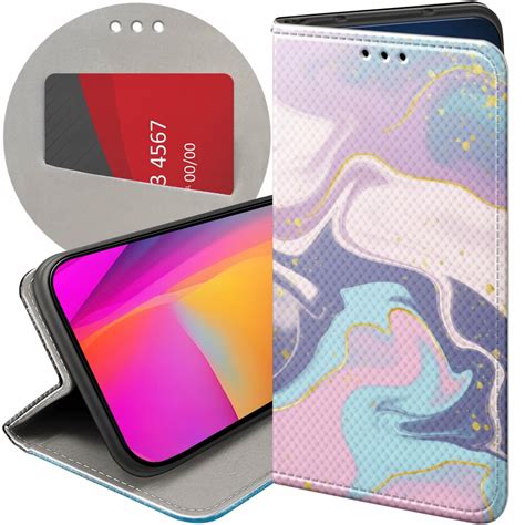 Etui Z Klapk Do Samsung Galaxy A Wzory Pastele Ilustracja Kolory