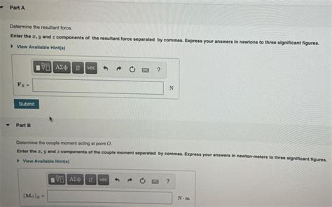 Solved Replace The Loading System Figure 1 By An Solved Replace The Loading System Figure 1 By An