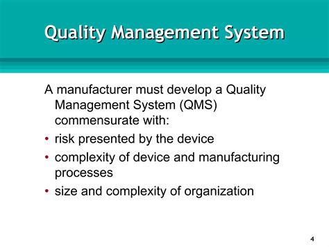 Fda Quality System Regulation 21 Cfr820 Medical Devices K Trautman Pdf Manufacturing