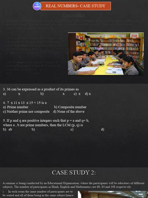 Std X Case Study 1 Pdf Factorization Polynomial