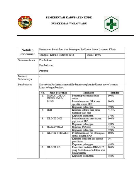 Ep 3 Pemilihan Dan Penetapan Indikator Mutu Layanan Klinis Dan Keselamatan Pasien Pdf