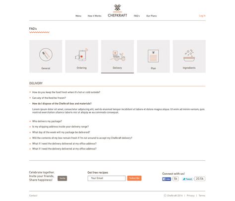 Faq Ui Design On Behance