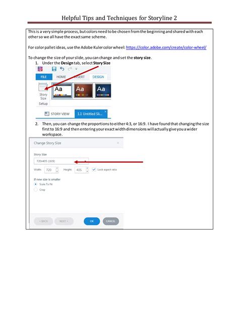 Storyline Tips And Techniques Docx