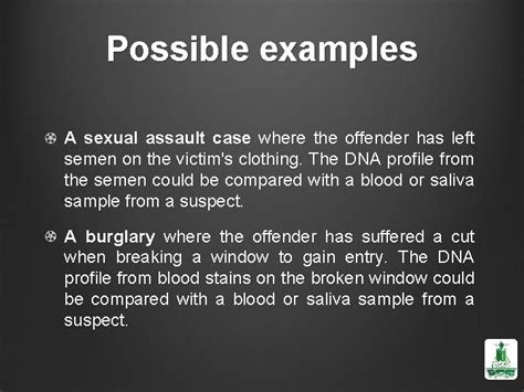 Forensic Biotechnolog Y DNA Extraction From Blood T