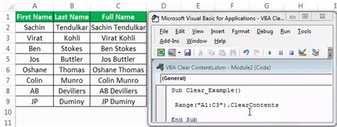 Vba Clear Contents How To Clear Or Delete Contents Using Vba Code
