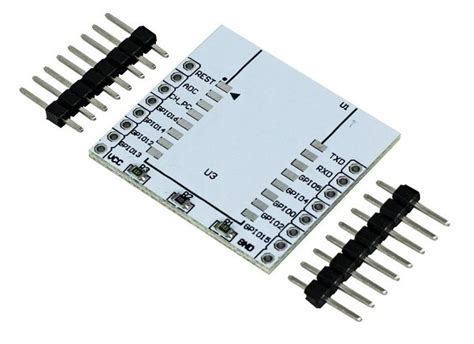 Módulo Adaptador para ESP8266 12E com Barra de Pinos ACEPIC Tecnologia
