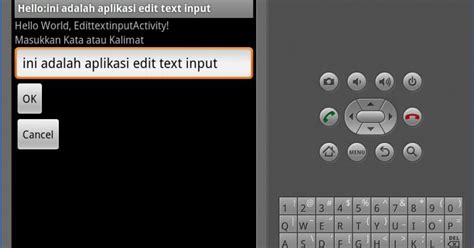Mencoba Belajar Android Membuat Edit Text Input