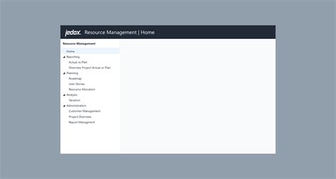 Jedox Design System For Reports Navigation