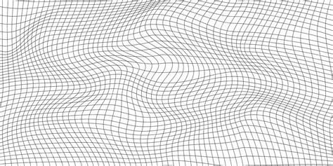 Premium Vector Abstract Distorted Wireframe Wave Vector Curve Surface Background Technology