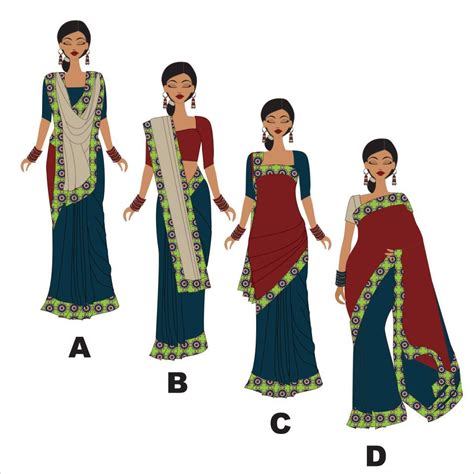 Different Ways To Wear A Saree Indian Fashion Indian Outfits India