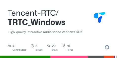 Github Tencent Rtc Trtc Windows High Quality Interactive Audio Video