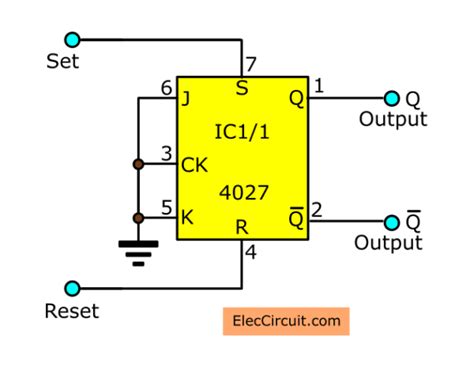 Digital Electronics Projects Using Flip Flop Switch Circuit