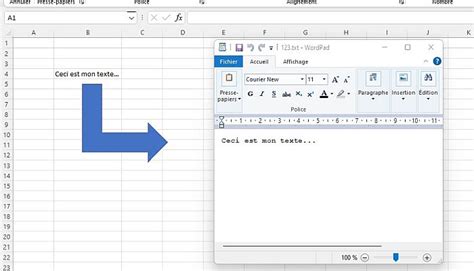 VBA Écrire sauvegarder du texte dans un fichier