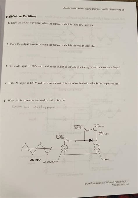 Solved Chapter DC Power Supply Operation And Chegg