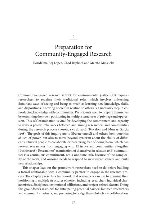 Pdf 3 Preparation For Community Engaged Research