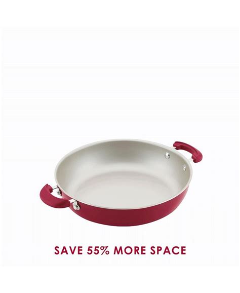 Rachael Ray Create Delicious Stackable Nonstick 8 Pc Cookware Set Macys