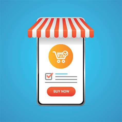 Realistic 3d Detailed Mobile Ecommerce Concept Vector 17333832 Vector Art At Vecteezy