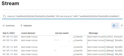 Trace Sample Logs Error Kql Kibana Discuss The Elastic Stack