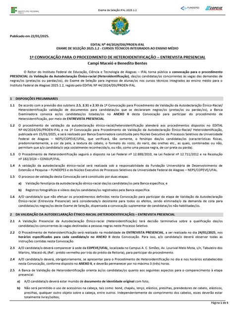 1 Convocacao Heteroidentificacao Candidatos Negros Entrevista