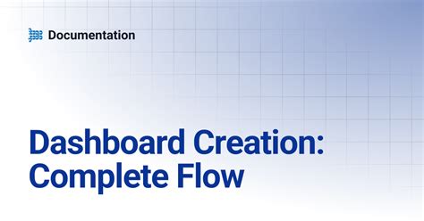Dashboard Creation Complete Flow Documentation