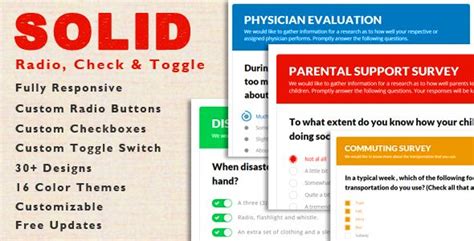 Download Free Solid Radio Checkbox And Toggle Switch Checkbox Css3 Evaluation Feedba