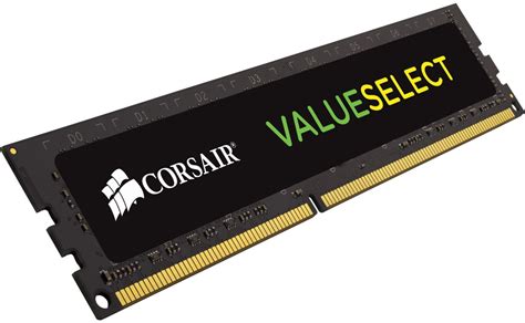 Corsair Value Select 4 Go Ddr4 2666 Cl18 Cmv4gx4m1a2666c18 Au Meilleur Prix Sur Idealo Fr
