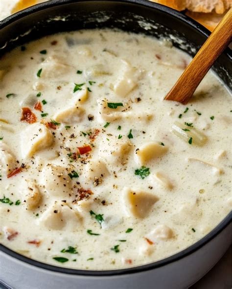 Creamy Clam Chowder Recipe Etastyrecipes Easy Recipes
