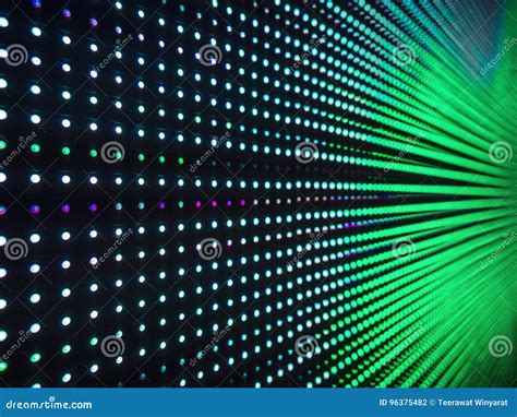 Led Light Digital Pattern Technology System Abstract Background Stock Photo Image Of Details