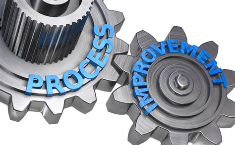Premium Photo Continuous Improvement And Streamlining Process With Metal Gear Mechanism Background