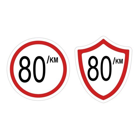 Premium Vector Maximum Speed Limit Sign Vector Illustration