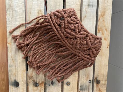 Macrame Jar Cover 32 Oz Etsy