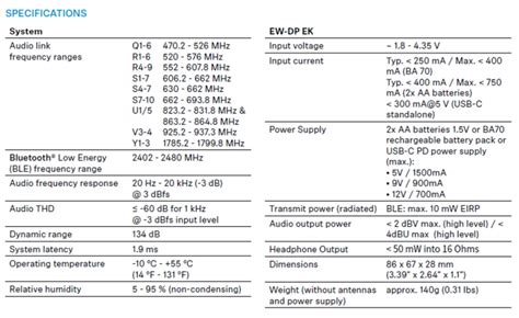 Sennheiser Evolution Wireless Digital EW DP