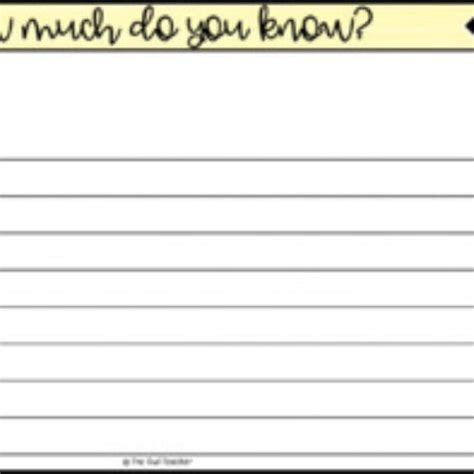 Science Exit Tickets Template Or Written Response Template Classful