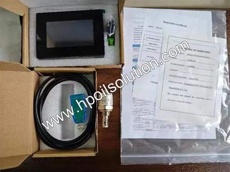 Inline Oil Water Sensor Transformer Oil Moisture Analyzer