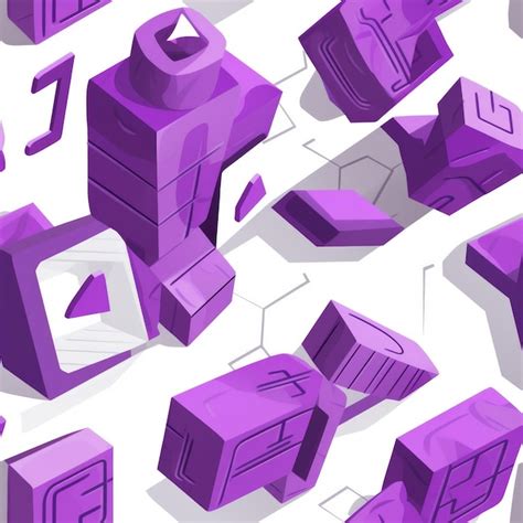 Premium Ai Image Seamless Tileable Patterns Of Abstract Graphic Elements That Are Continuous